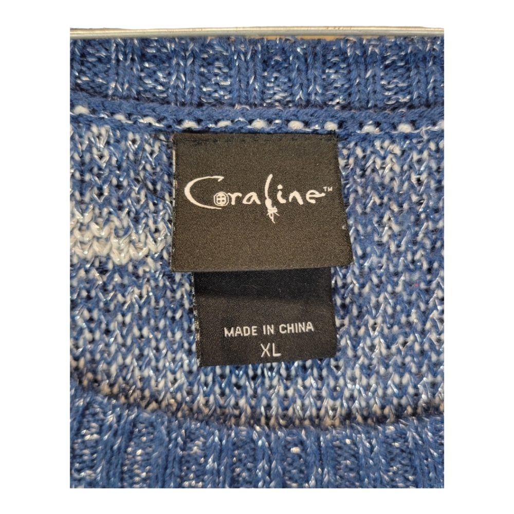 Laika Coraline Silver Stars Cosplay Sweater Size Xl - Gem